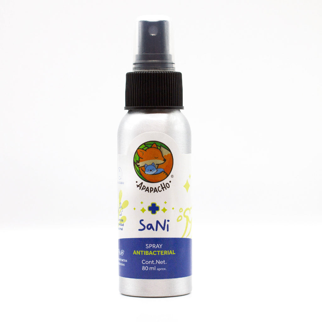 Sani Spray (Antibacterial) – Apapacho Balsamos